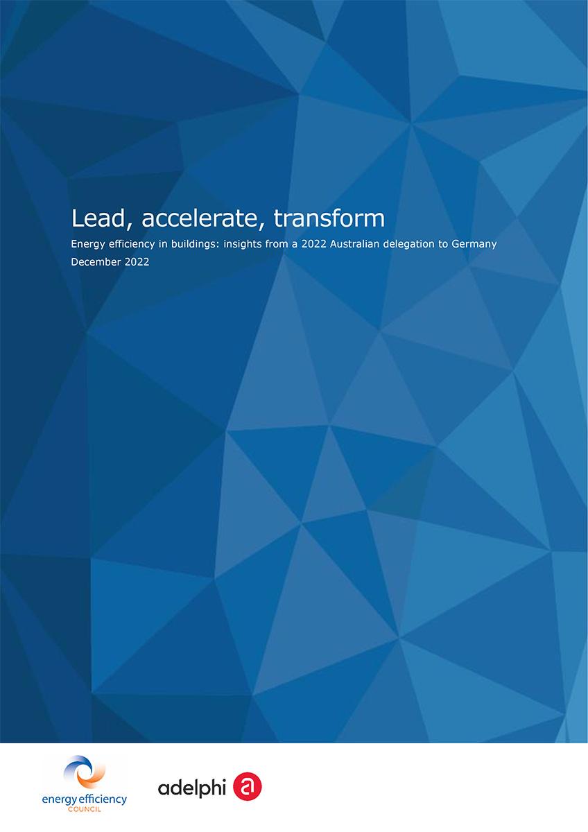 Lead, accelerate, transform: Energy efficiency in buildings: insights ...